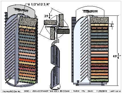Inexpensive Tile Displays and Flooring Displays for your showroom from ...